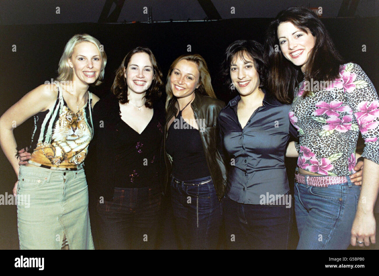 Actresses (L-R) Jane Peachy, Claire Lichie, Sarah Vandenburgh, Kate ...