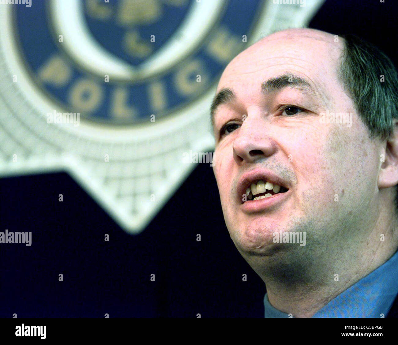 Detective Superintendent David Gaylor at a news conference in Brighton ...