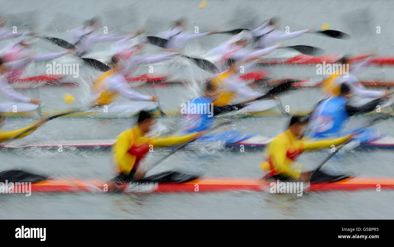 London Olympic Games - Day 11. General view during the Kayak Four (K1 ...