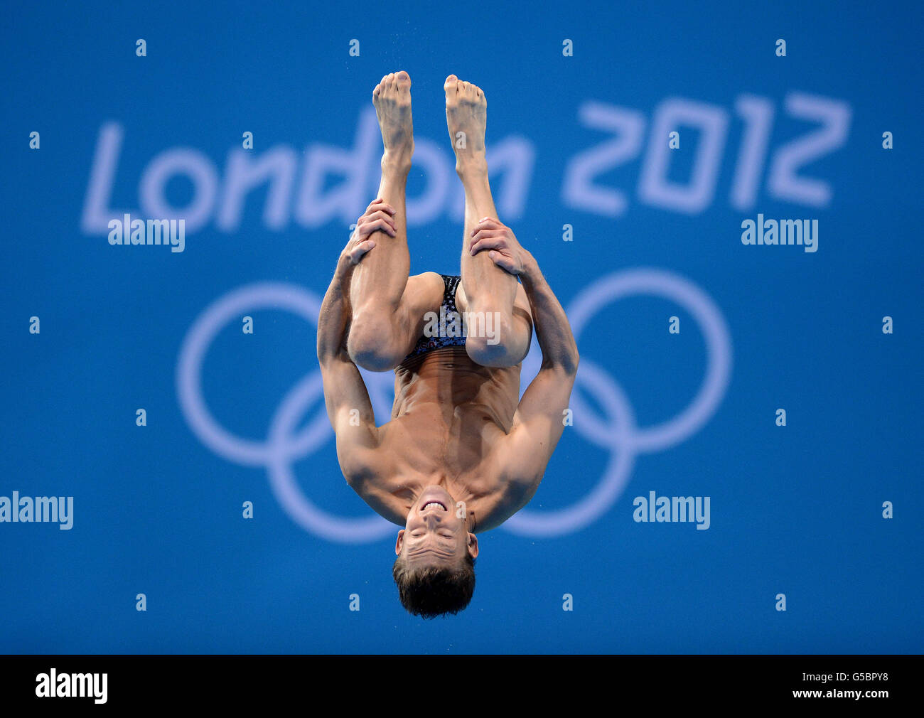 USA's Chris Colwill in action during the Men's 3m Springboard Semi ...