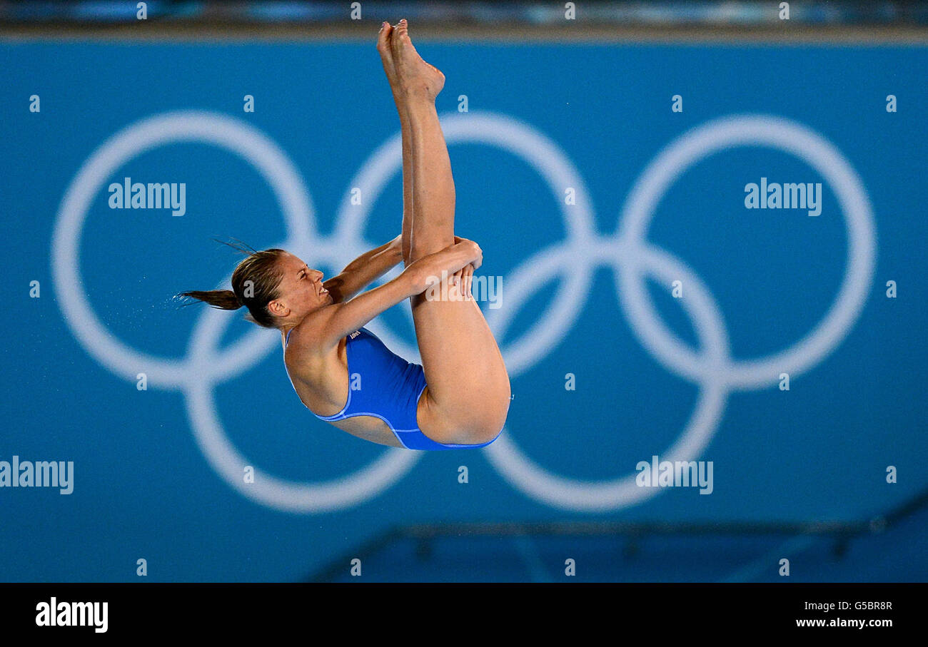 Italy's Brenda Spaziani during the Women's 10m Platform Preliminary at ...