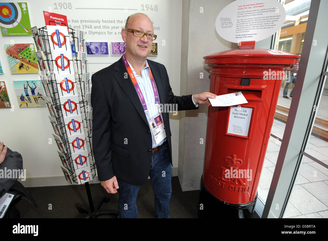 Managing director of Royal Mail Stamps and Collectables Andrew Hammond ...