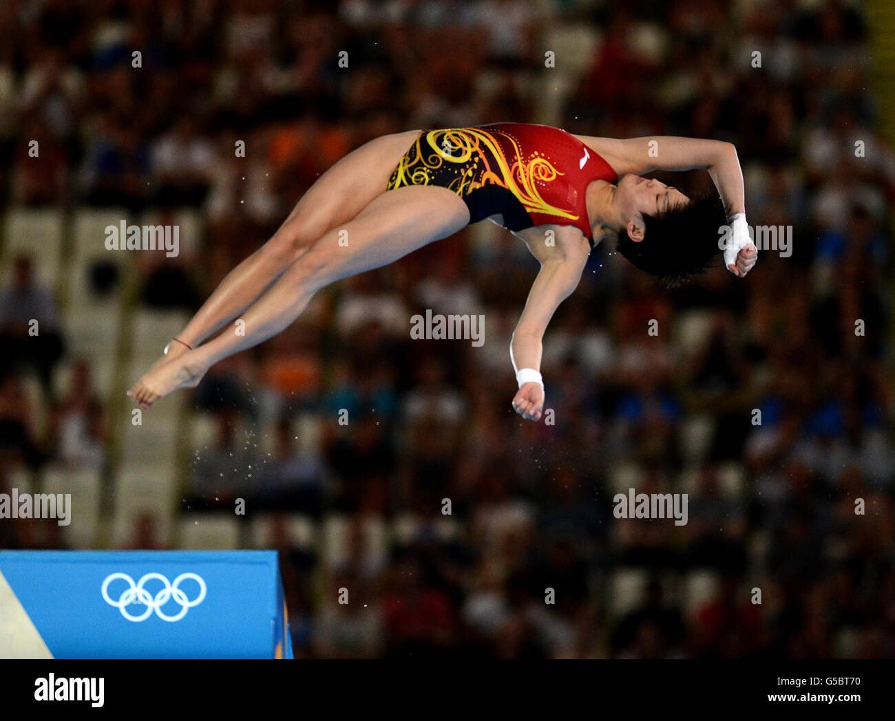 London Olympic Games - Day 13. China's Chen Ruolin in action during the ...