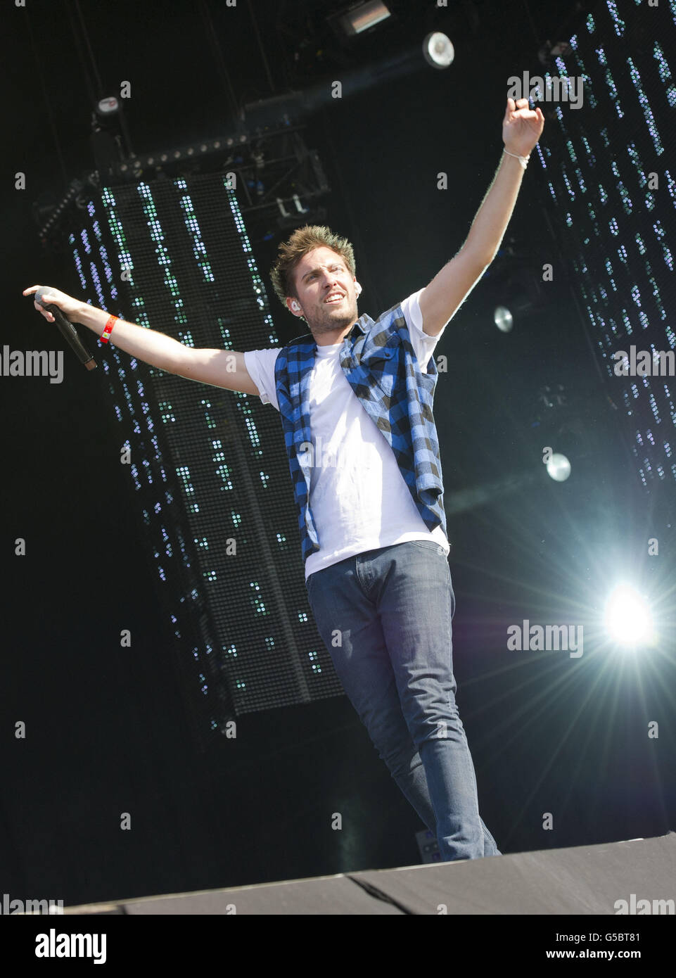 Josh Franceschi of You Me at Six performing at the Coca Cola London ...
