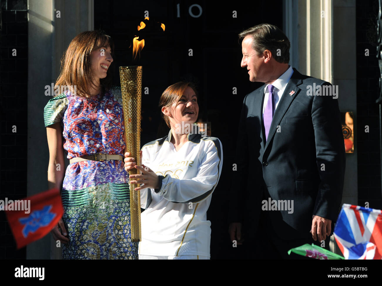 Day 69 - Olympic Torch Relay Stock Photo - Alamy