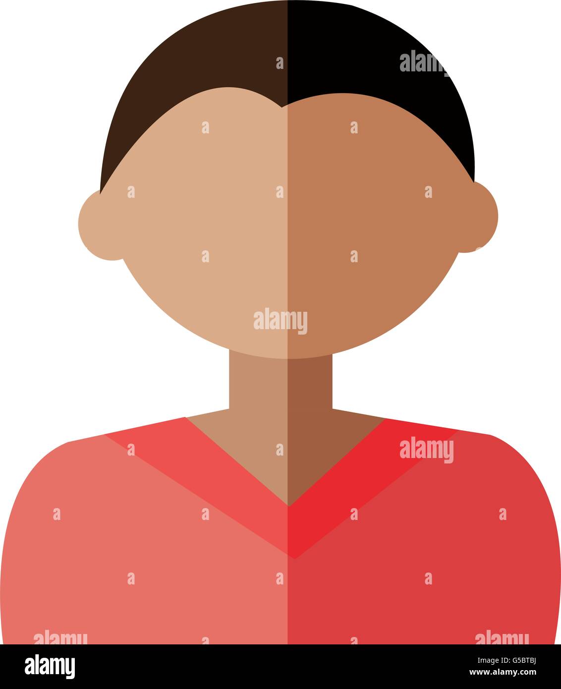 cartoon avatar man front view,vector graphic Stock Vector Image & Art ...