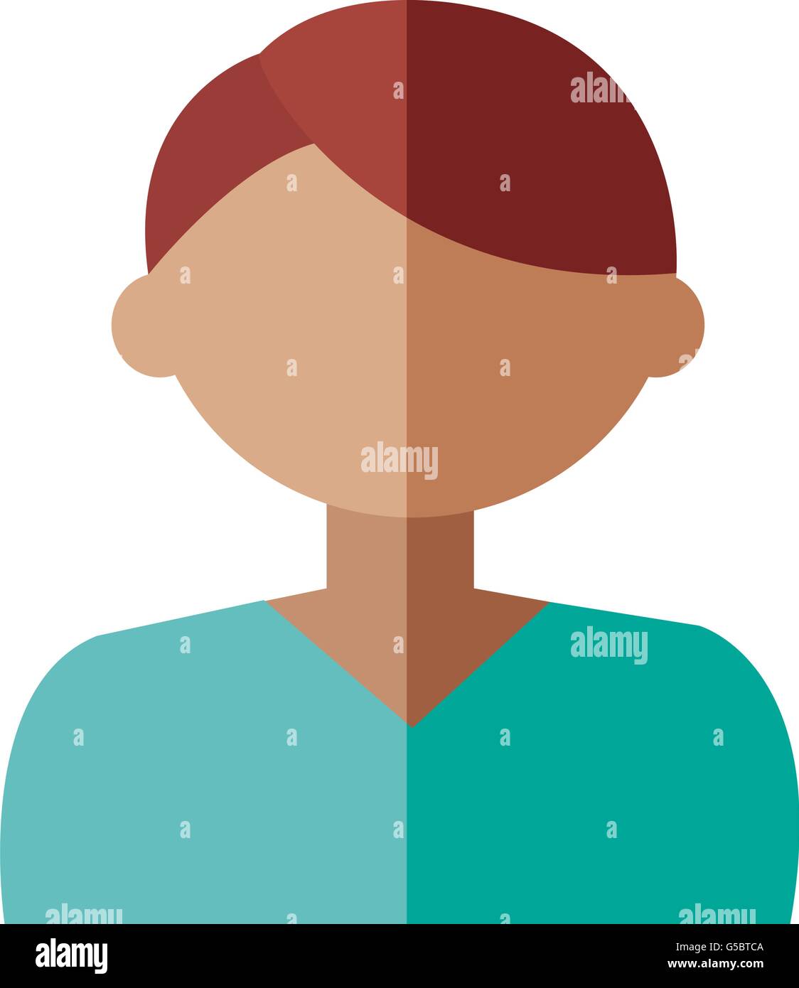 cartoon avatar man front view,vector graphic Stock Vector Image & Art ...