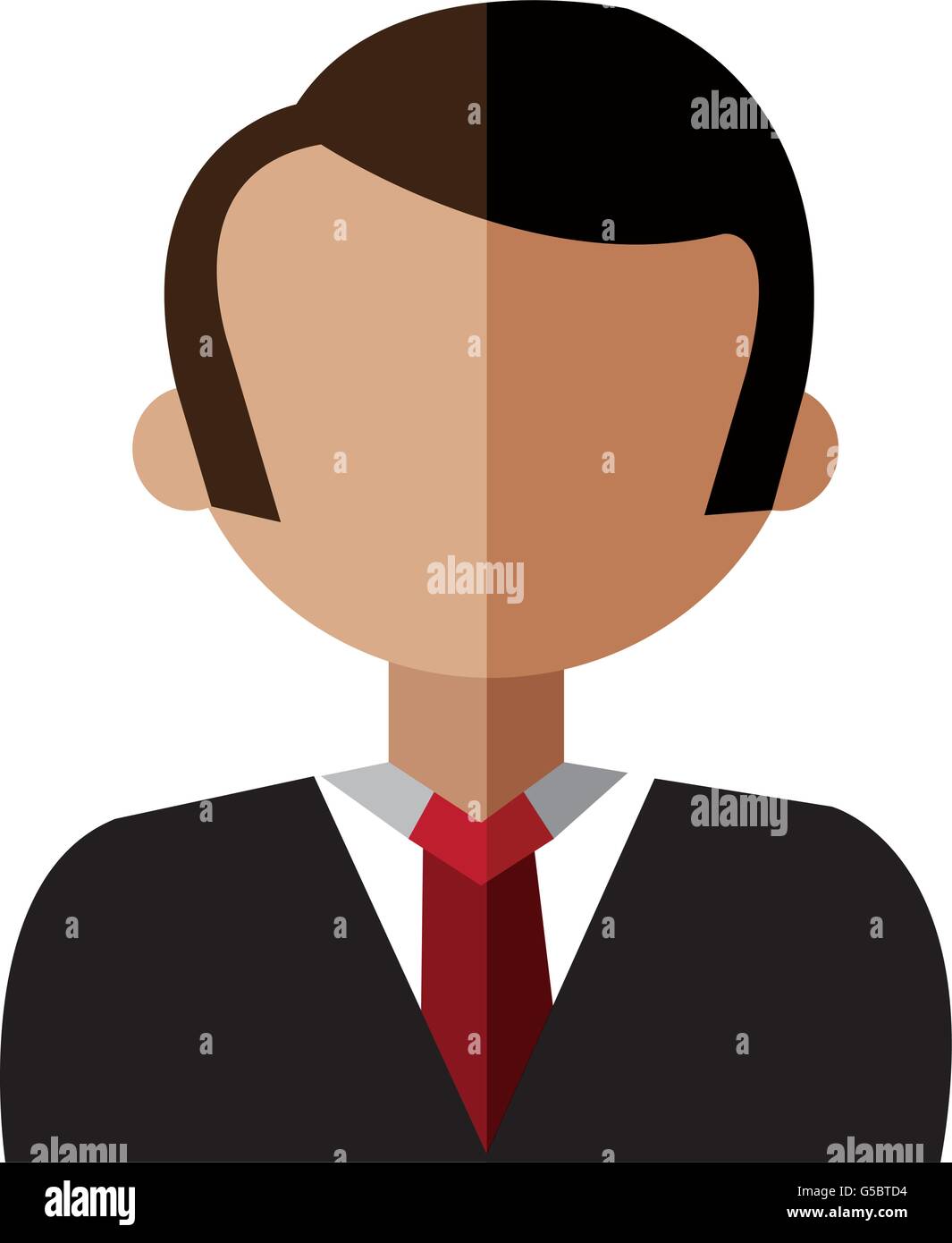 cartoon avatar man front view,vector graphic Stock Vector Image & Art ...