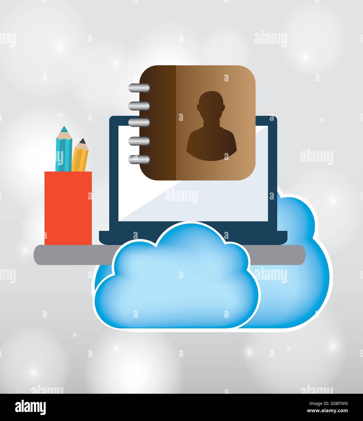 cloud computing design Stock Vector Image & Art - Alamy