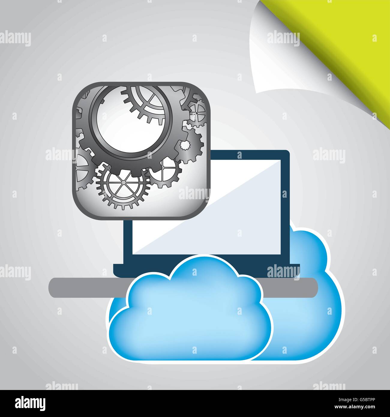 cloud computing design Stock Vector Image & Art - Alamy