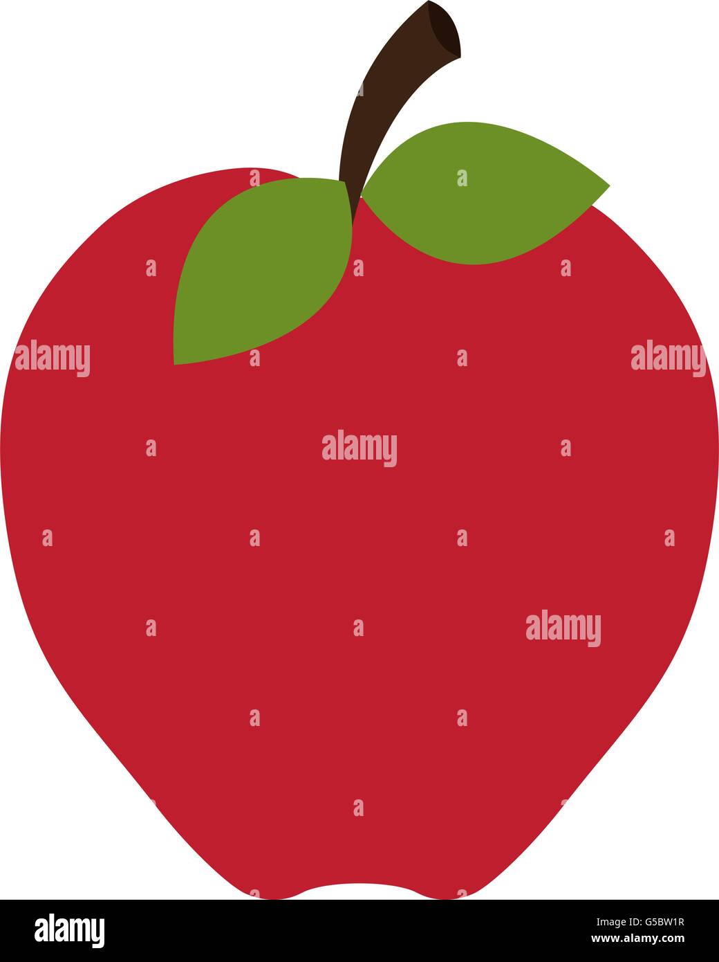red apple animation,vector graphic Stock Vector Image & Art - Alamy