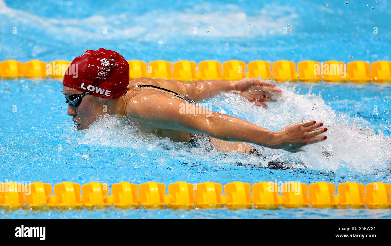 Great Britain's Jemma Lowe in action during the Women's 200m Butterfly ...