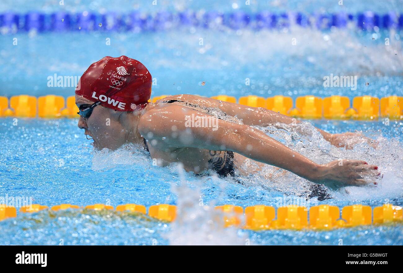 Great Britain's Jemma Lowe in action during the Women's 200m Butterfly ...