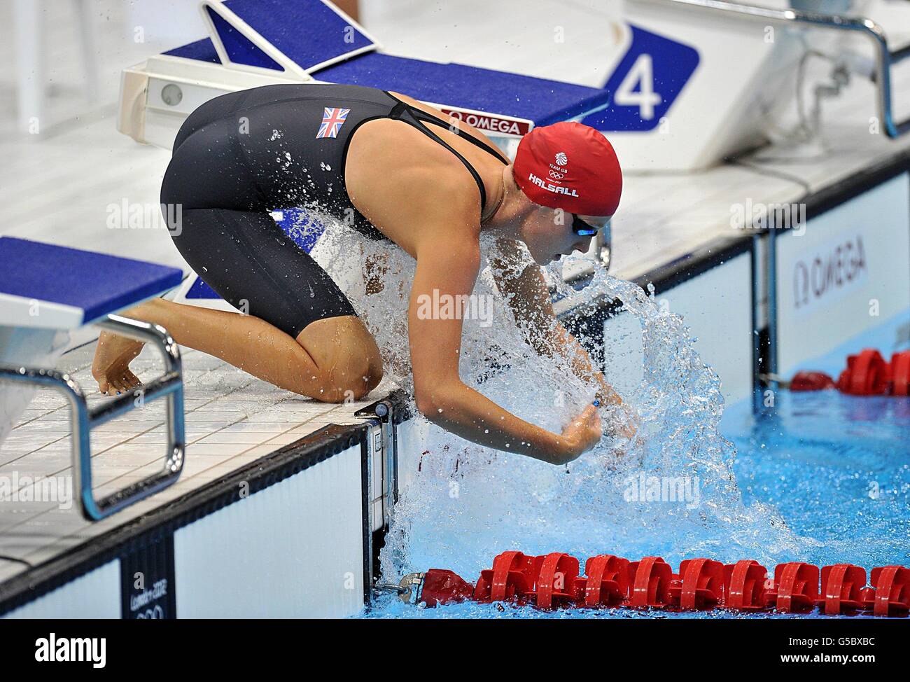 Great Britain's Fran Halsall prepares for the Women's 100m Freestyle ...