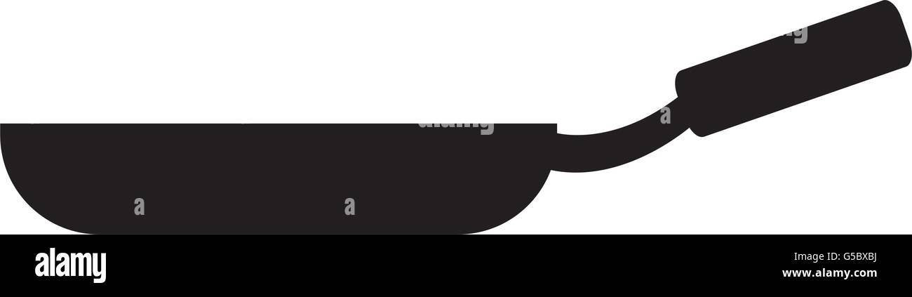 black cooking pan,vector graphic Stock Vector Image & Art - Alamy