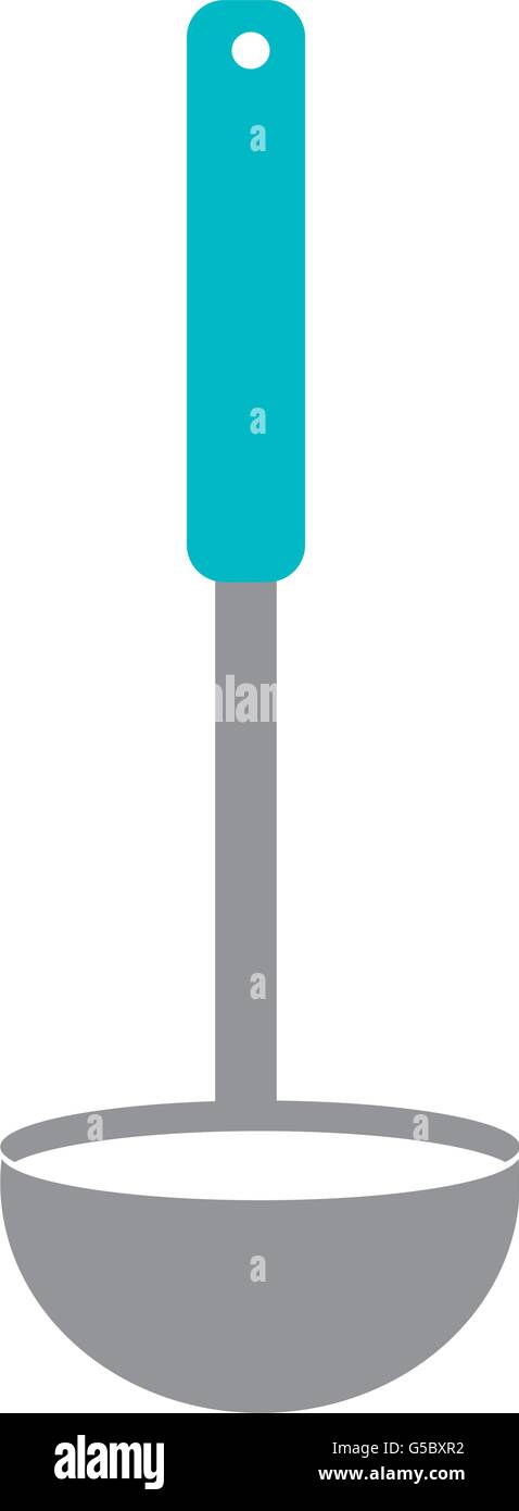 blue kitchen spoon,vector graphic Stock Vector Image & Art - Alamy