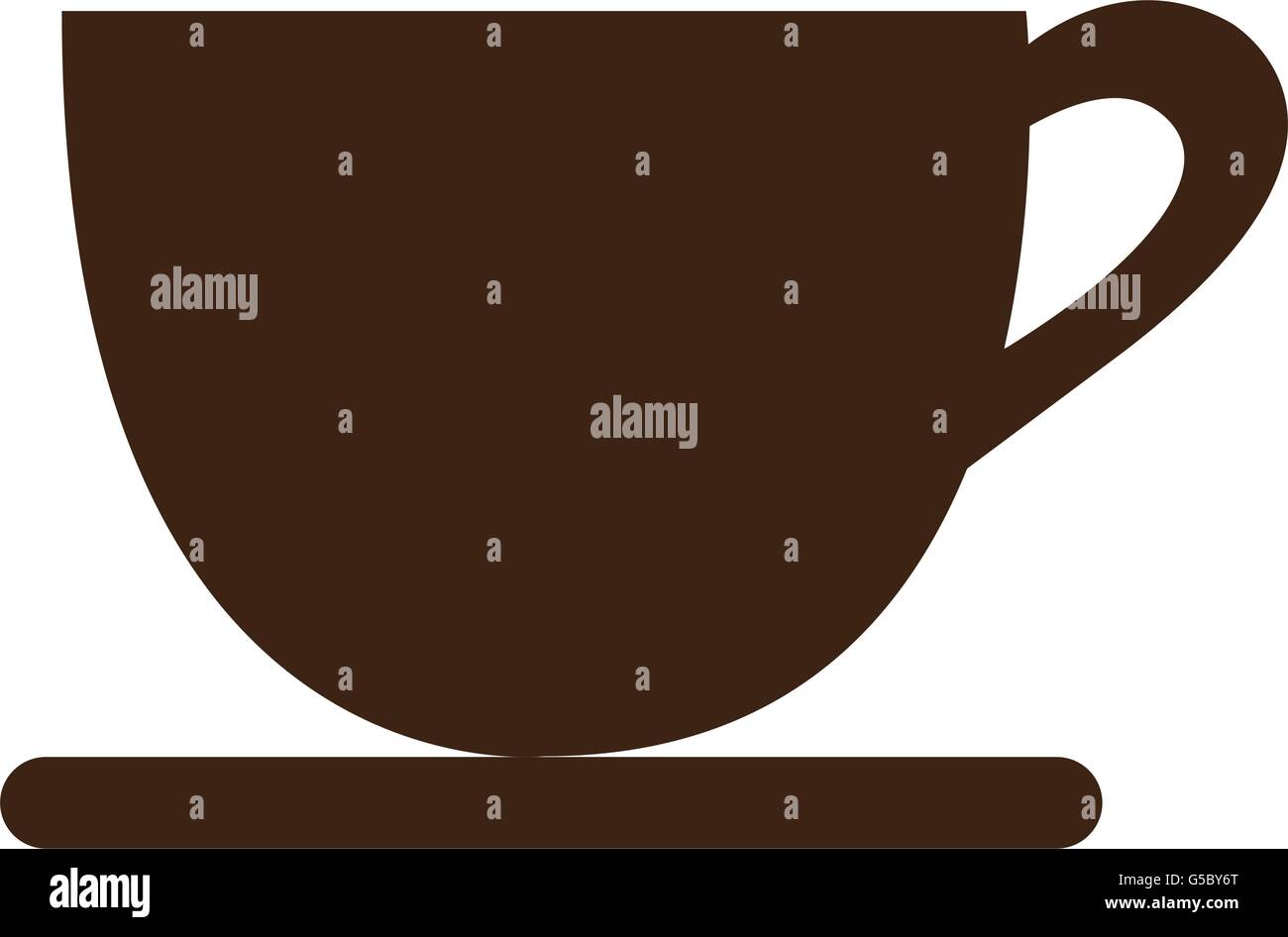 brown coffee cup,vector graphic Stock Vector Image & Art - Alamy