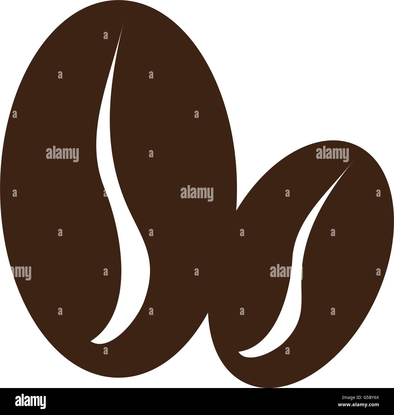 brown coffee beans,vector graphic Stock Vector Image & Art - Alamy