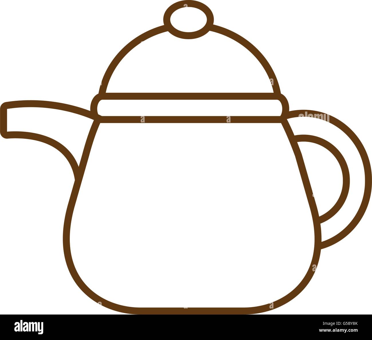 white kettle,vector graphic Stock Vector Image & Art - Alamy