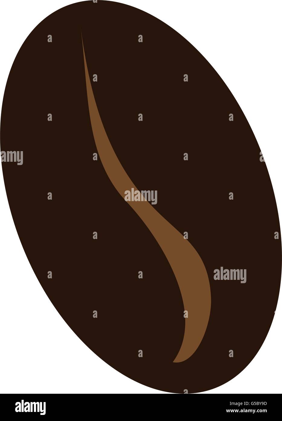 brown coffee bean,vector graphic Stock Vector Image & Art - Alamy