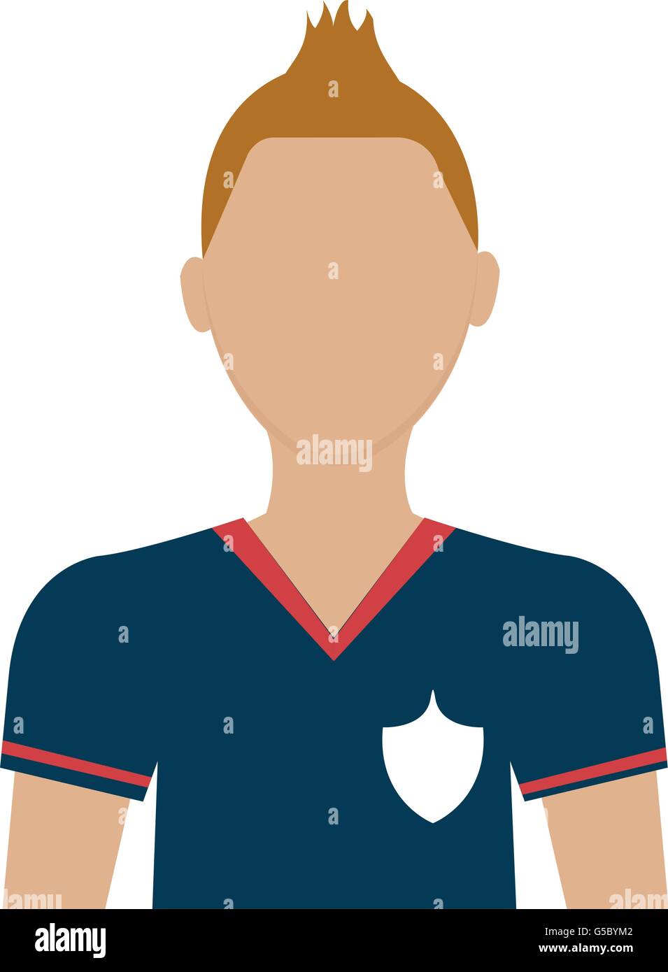 avatar man soccer player,vector graphic Stock Vector Image & Art - Alamy