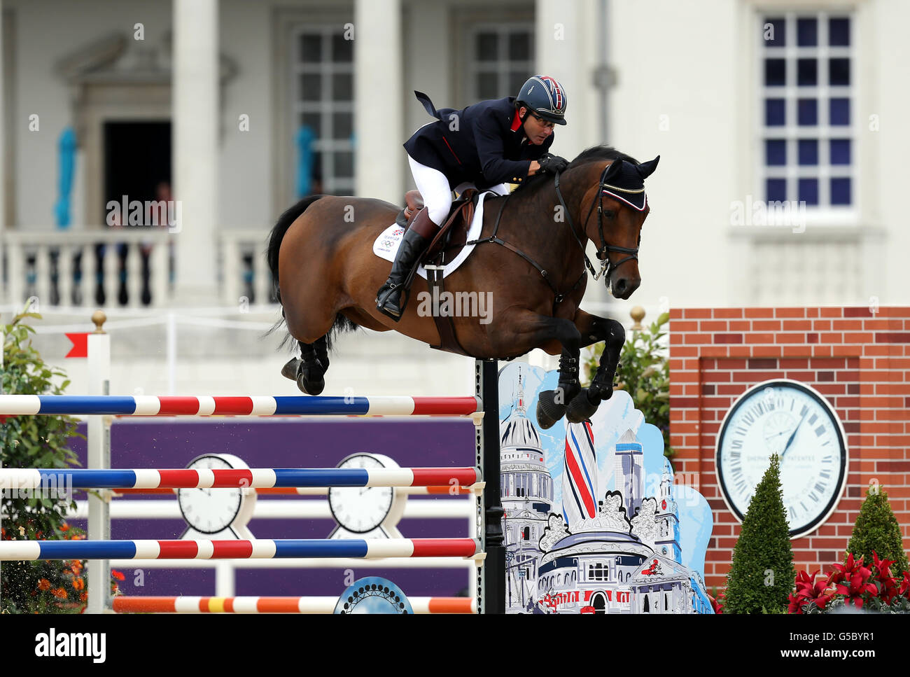 Great Britain's Peter Charles riding Vindicat in the Equestrian Jumping ...