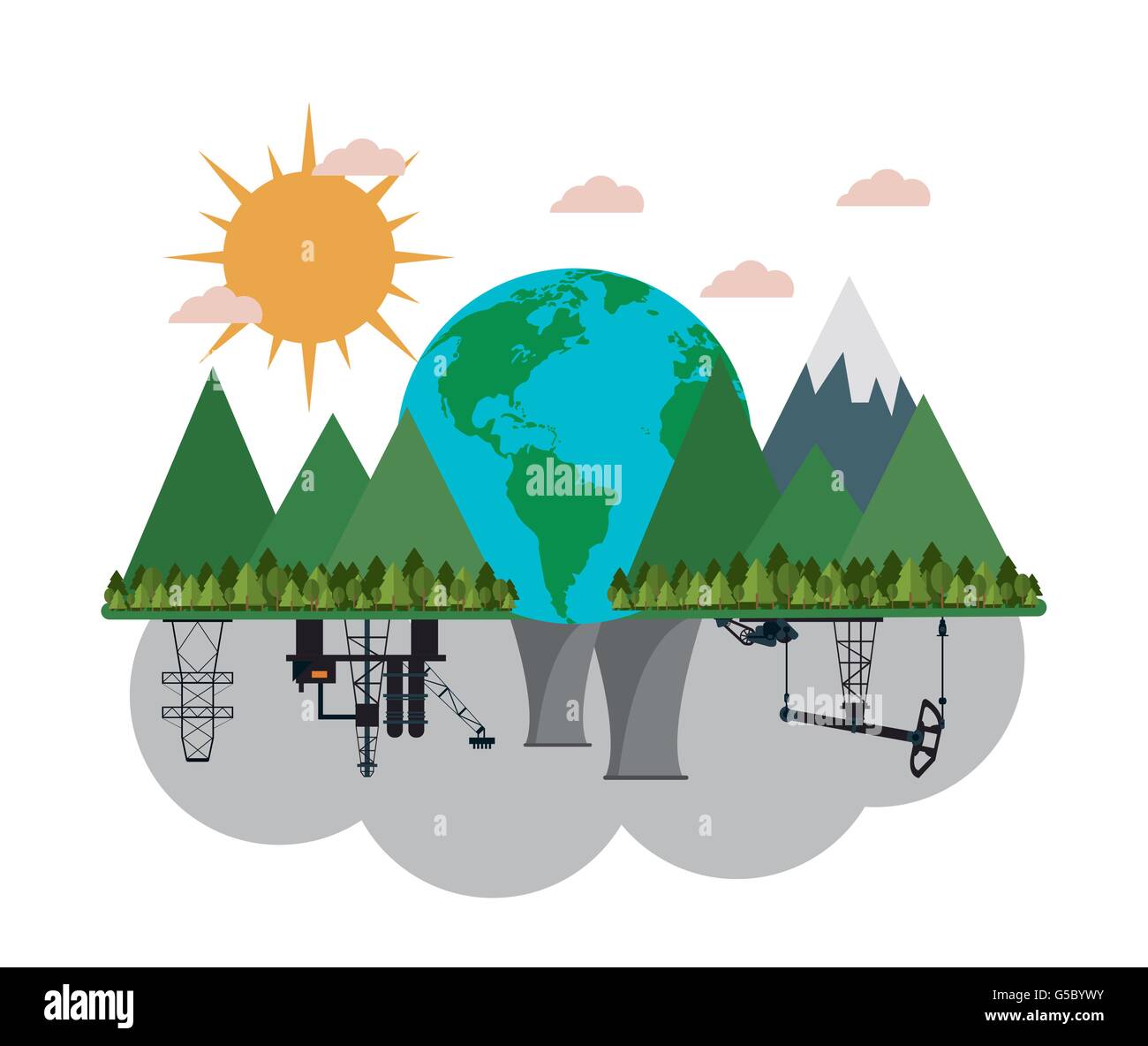 Global warming design Stock Vector Image & Art - Alamy