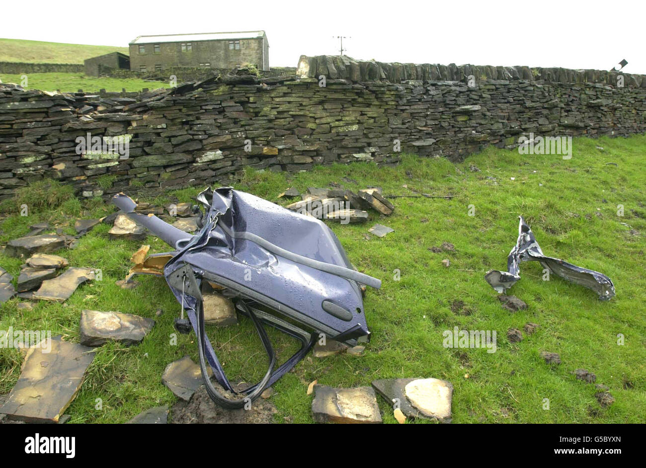 The crash scene near Huddersfield where Monica Coghlan, the former ...