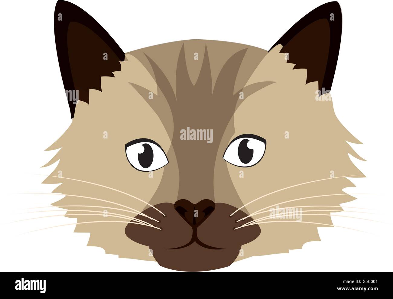 Front view colorful silhouette cartoon Stock Vector Images - Alamy