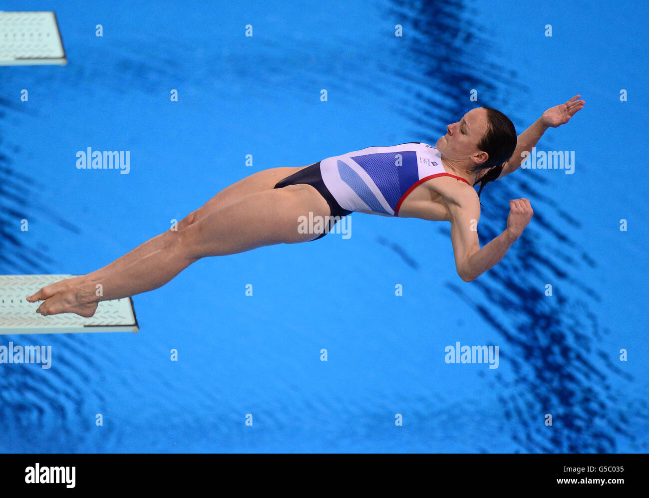 Great Britain's Rebecca Gallantree during the Women's 3m Springboard ...