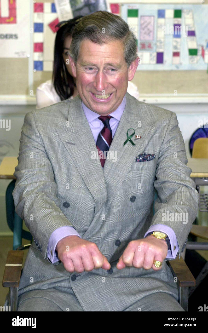 Canada prince charles visit hi-res stock photography and images - Alamy