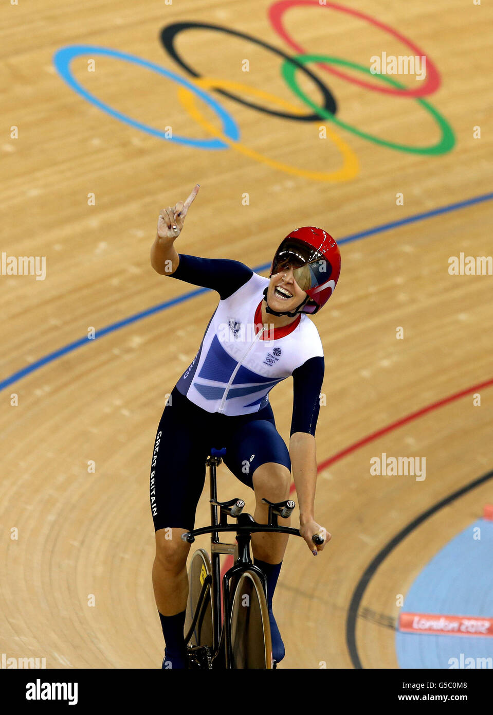 Great Britain's Dani King celebrates after winning the Women's Team ...