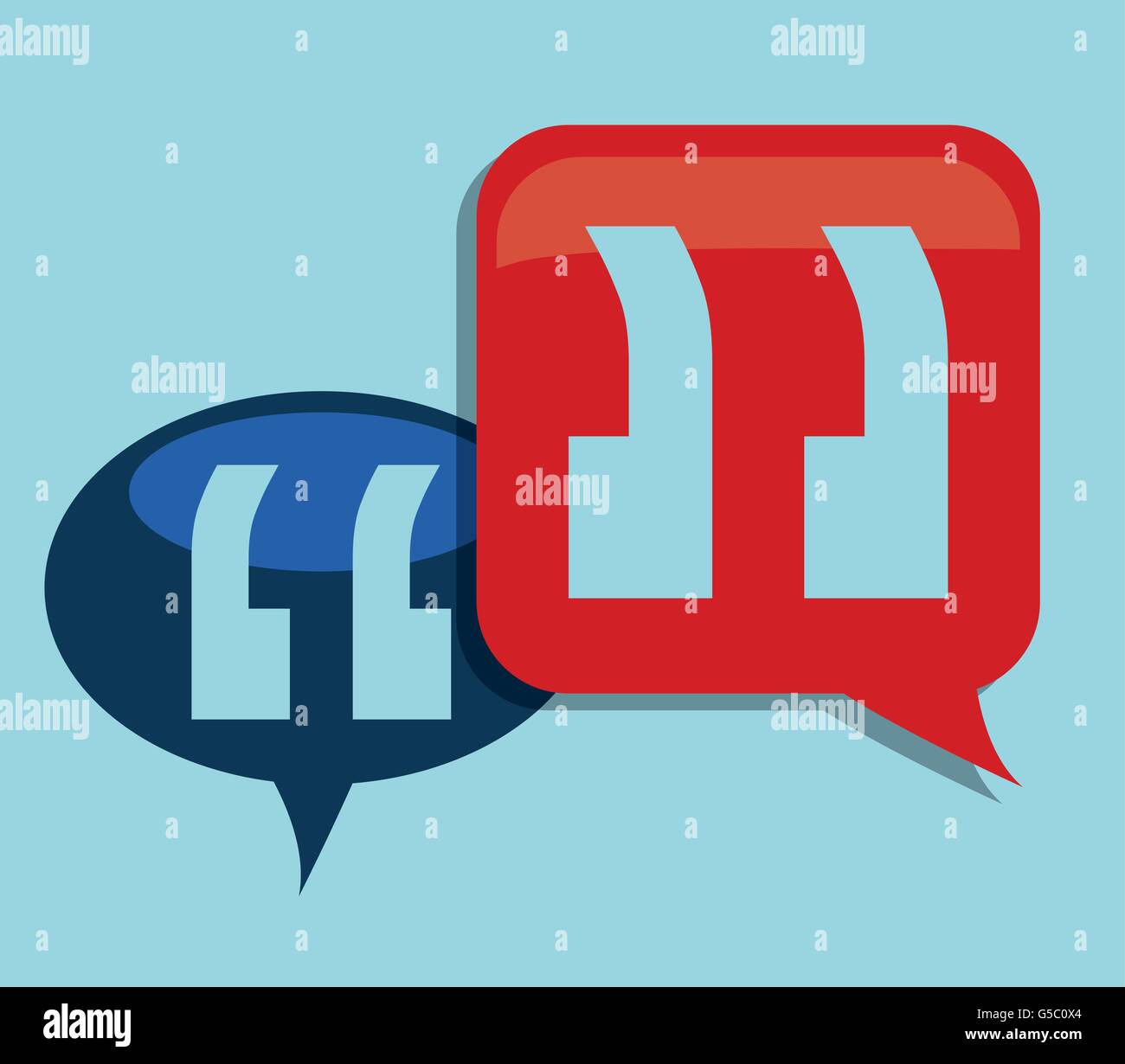 Chat speech bubbles Stock Vector Image & Art - Alamy