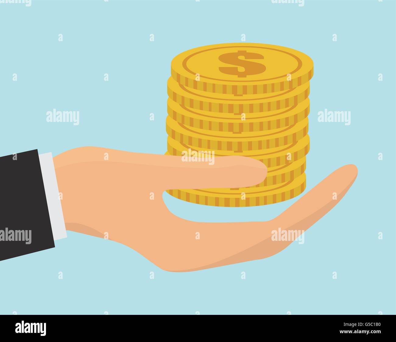 Money savings graphic Stock Vector Image & Art - Alamy