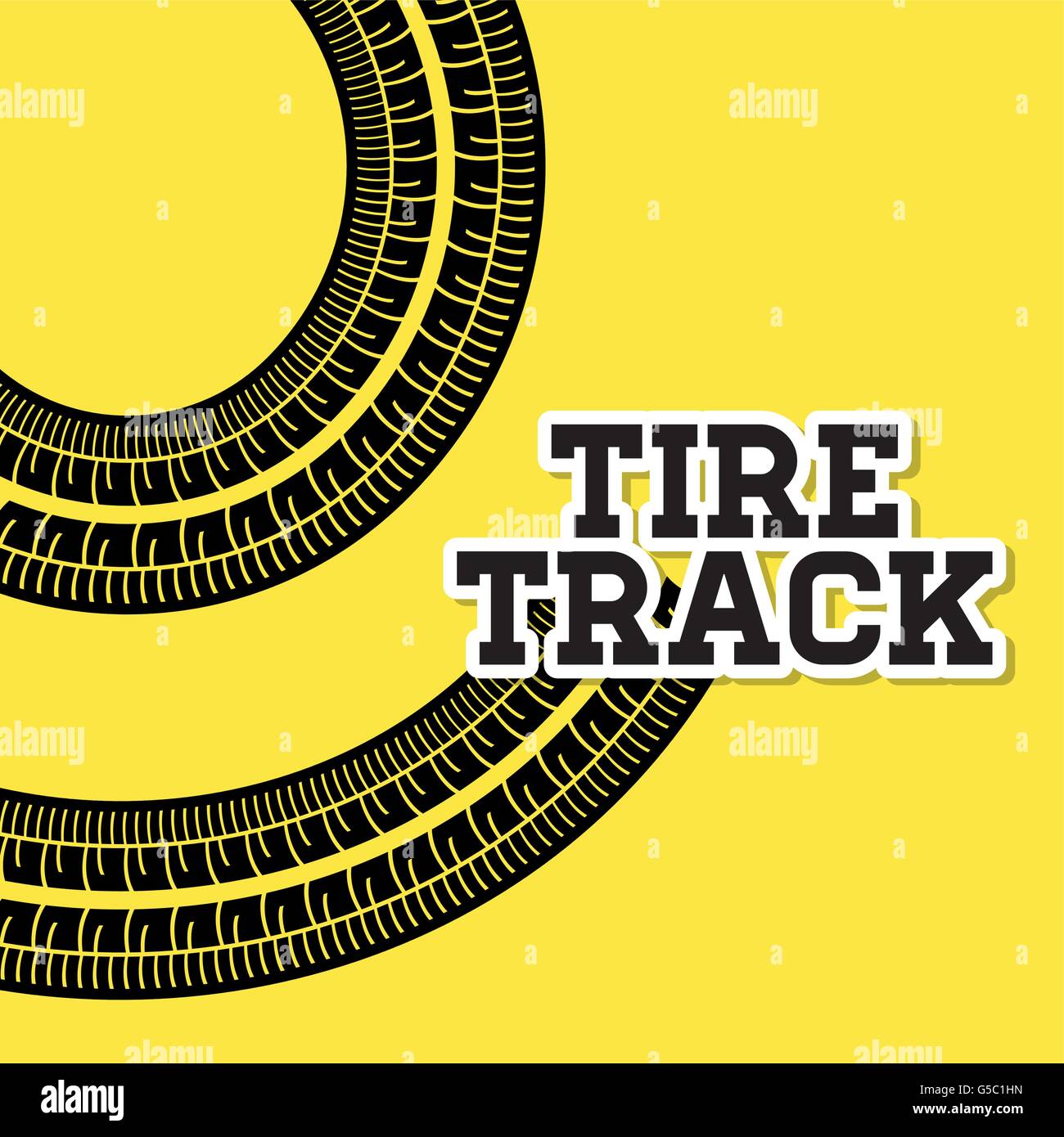 Tire track print Stock Vector Image & Art - Alamy
