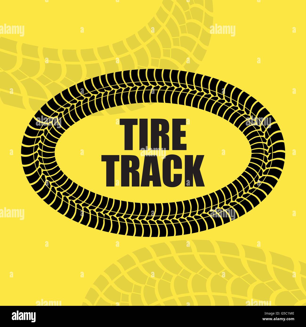 Tire track print Stock Vector Image & Art - Alamy