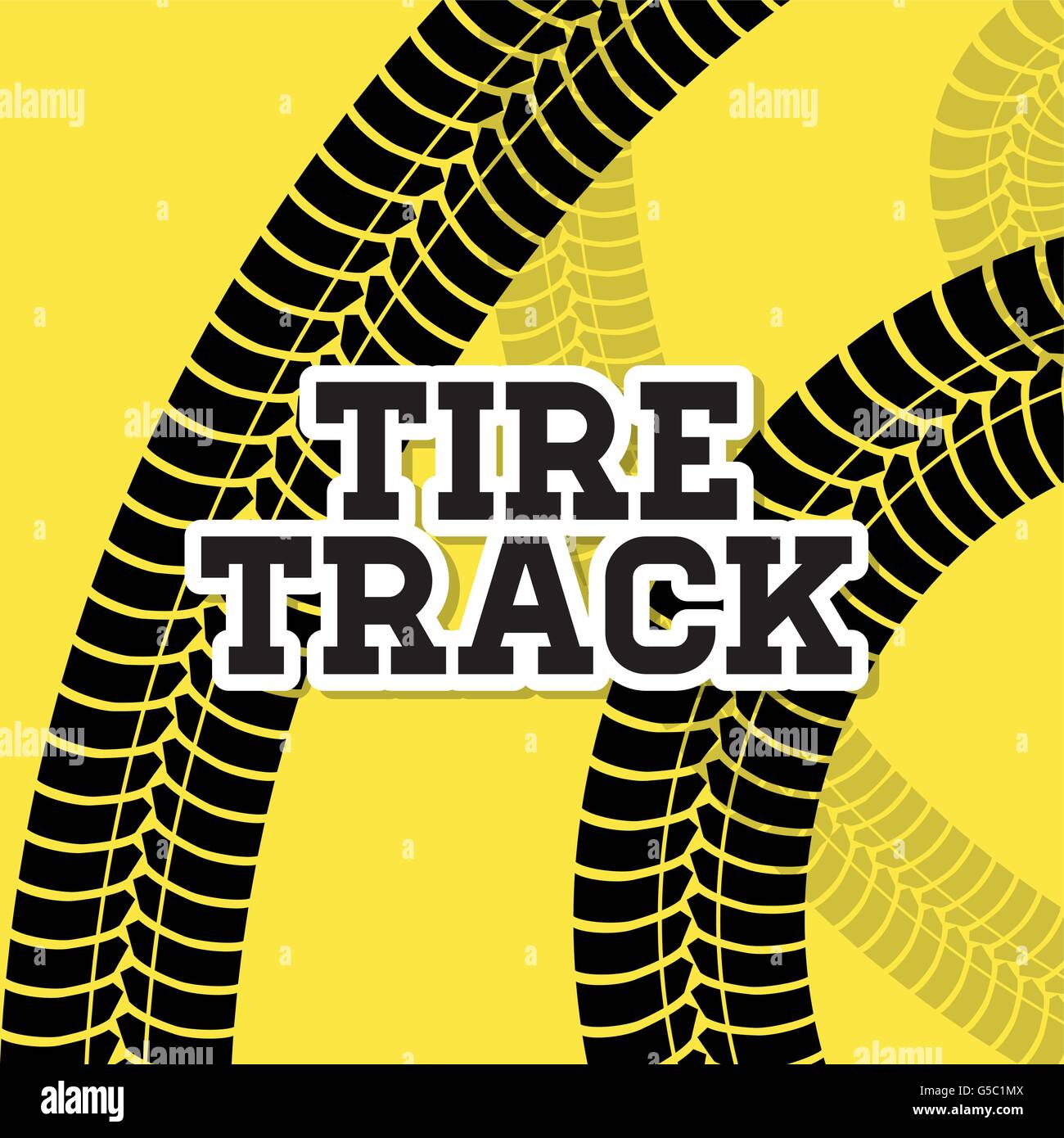 Tire track print Stock Vector Image & Art - Alamy