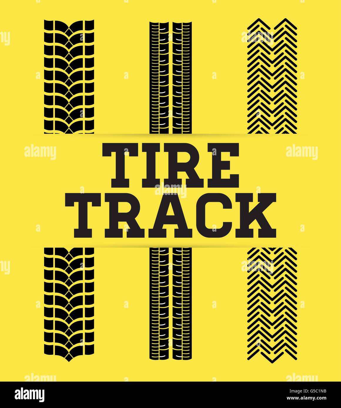 Tire track print Stock Vector Image & Art - Alamy