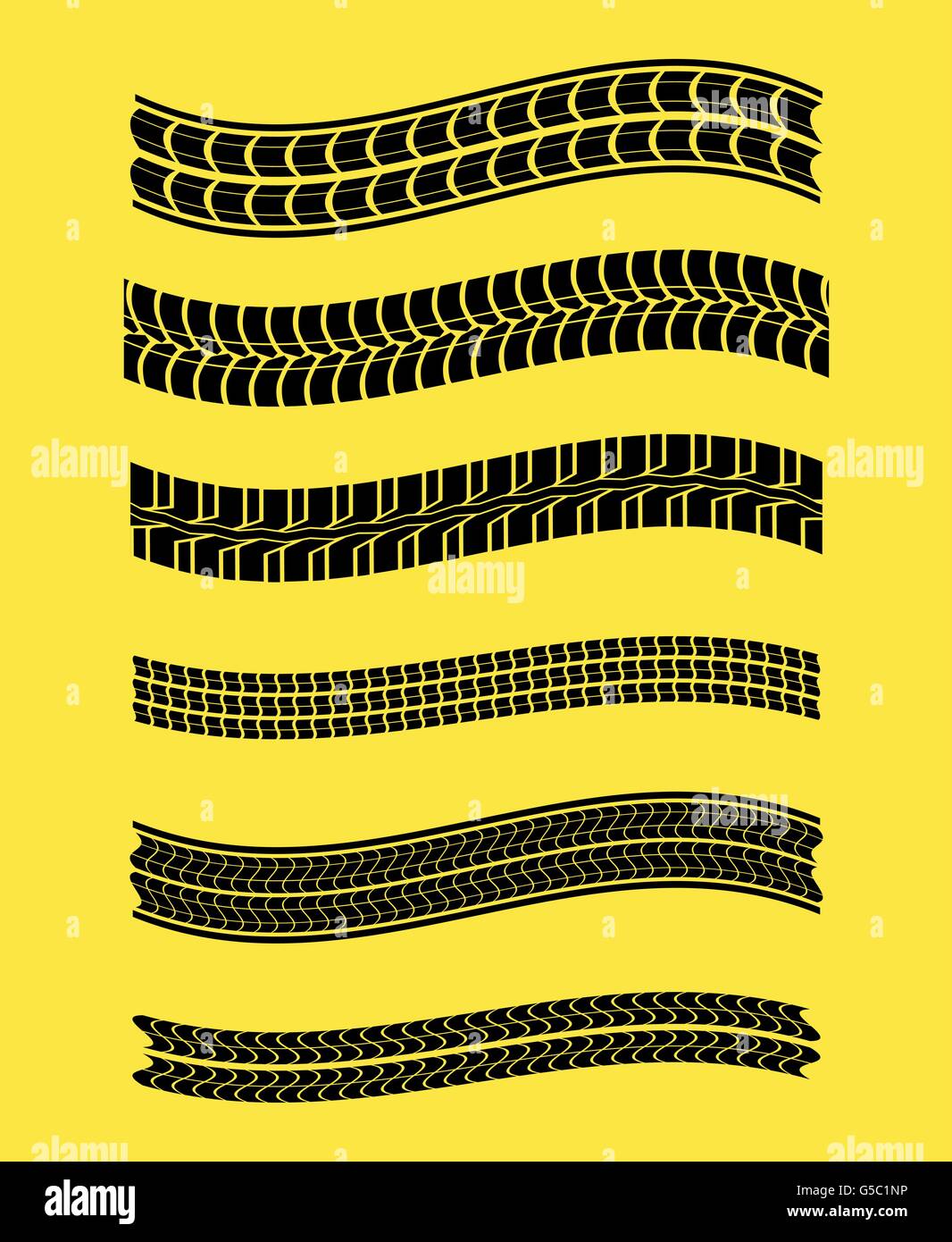 Tire track print Stock Vector Image & Art - Alamy