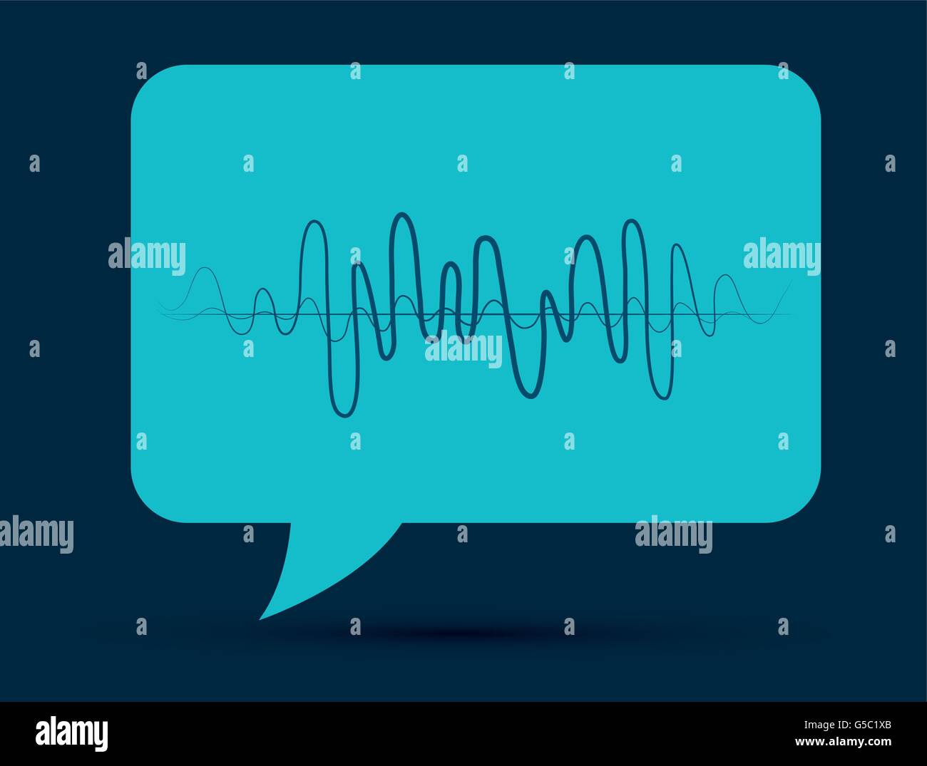 Sound of voice Stock Vector Image & Art - Alamy