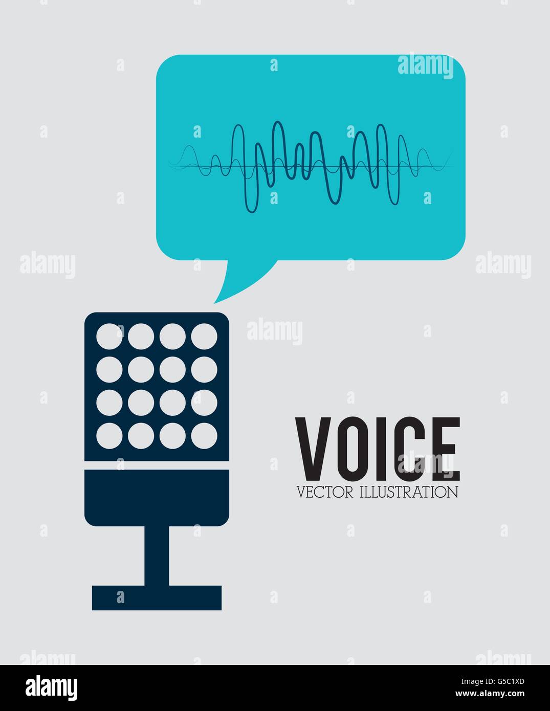 Sound of voice Stock Vector Image & Art - Alamy