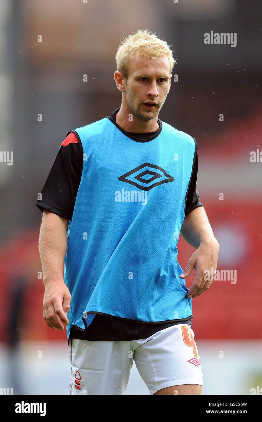 Soccer pre friendly nottingham forest aston villa city ground hi-res ...