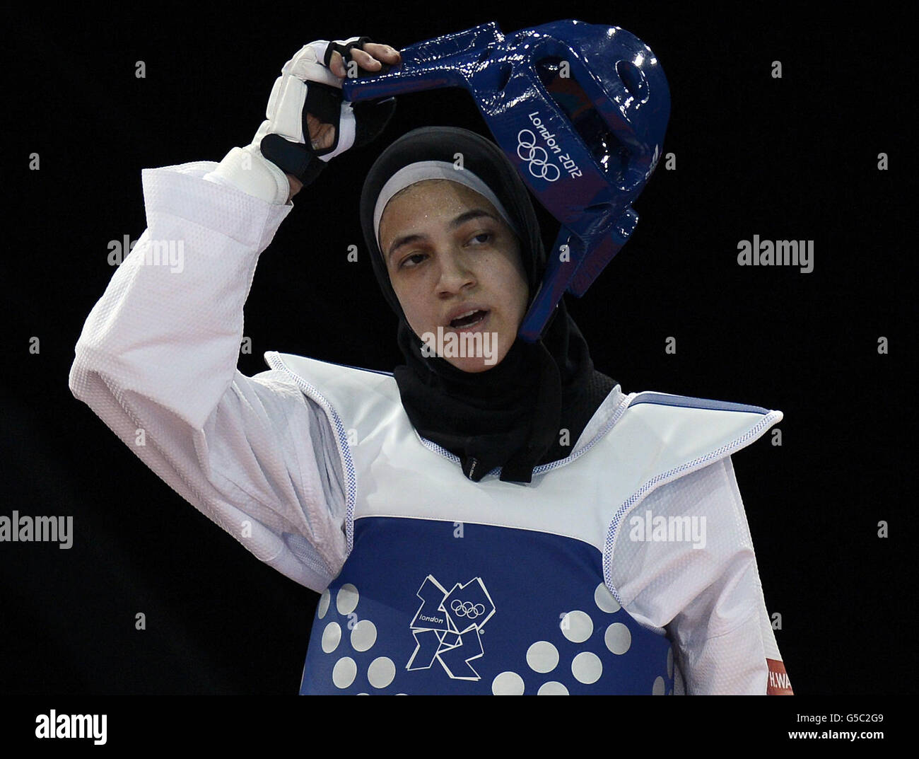 London Olympic Games - Day 13. Egypt's Hedaya Wahba during her Women's ...