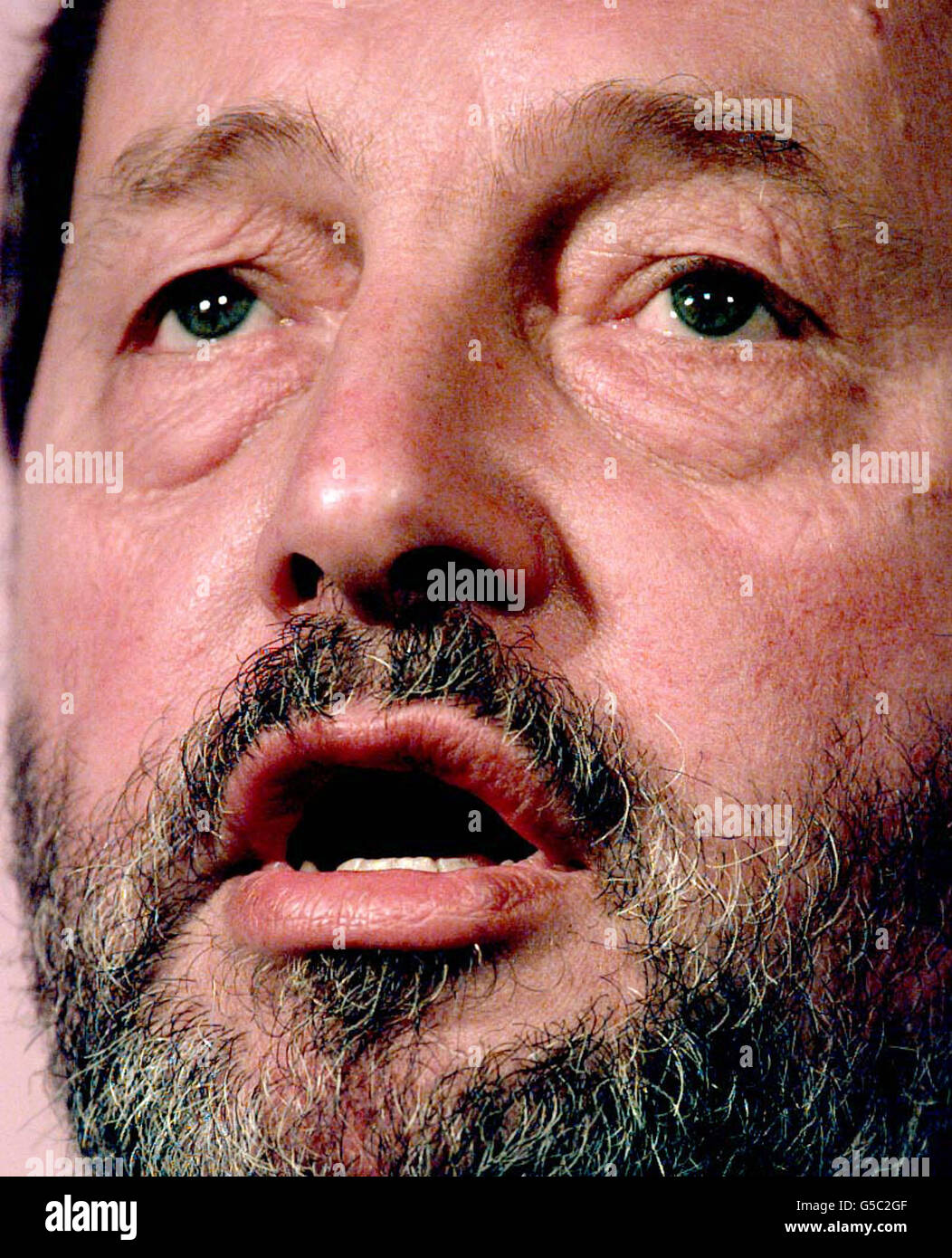 Politics speaking head head shot david blunkett hi-res stock ...