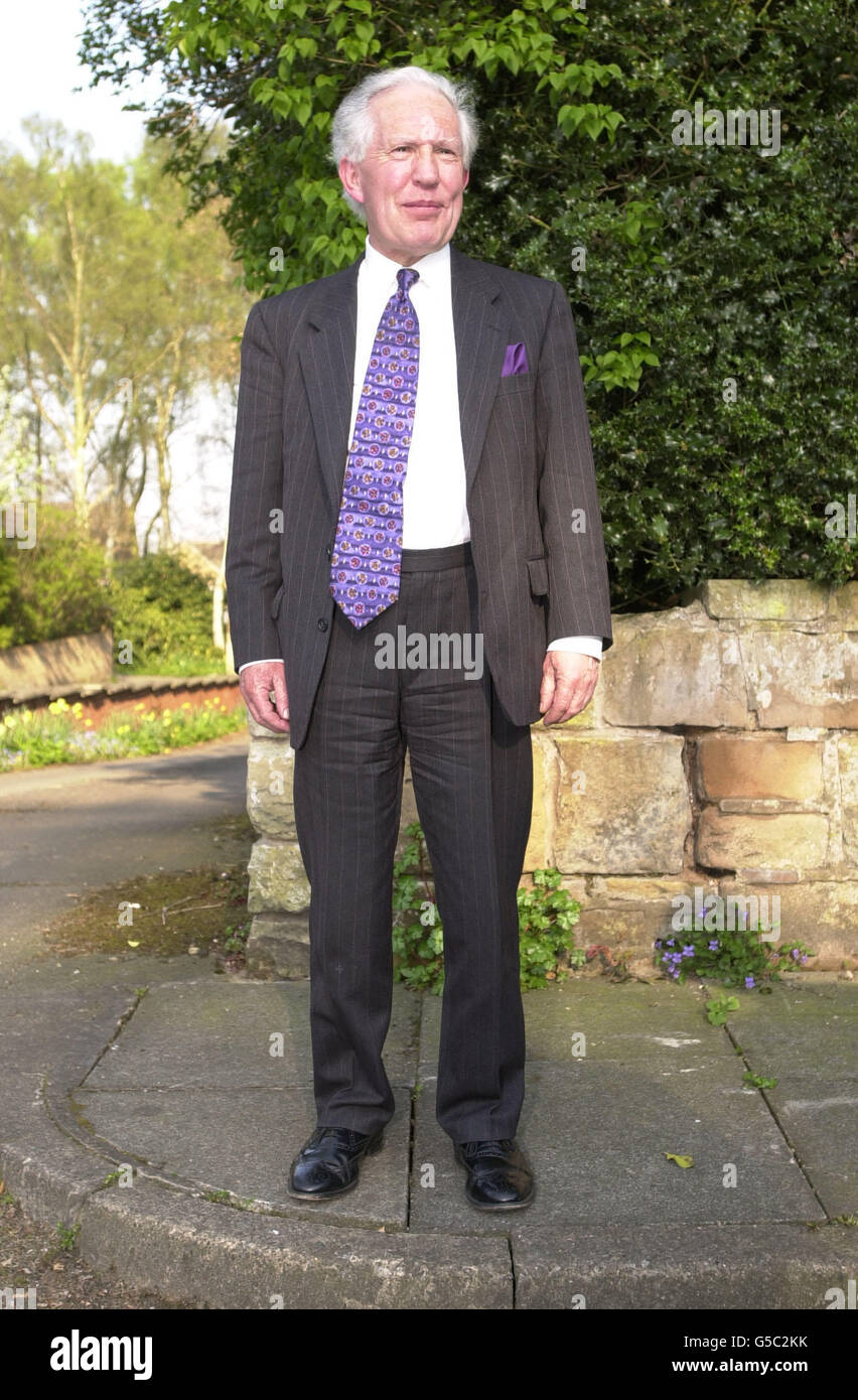 Judge John Hopkin outside his home. Judge Hopkin was attacked by a man ...