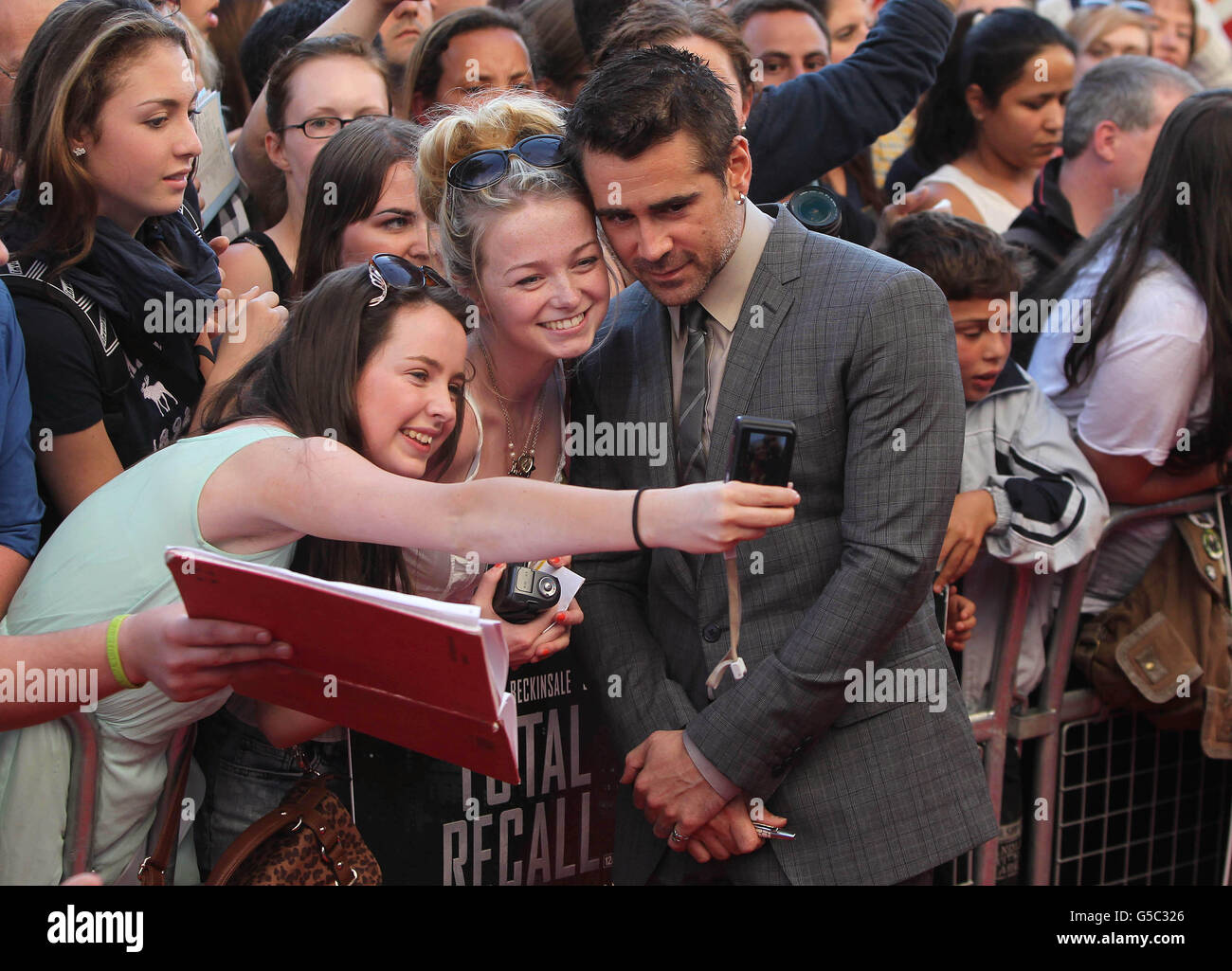 Total Recall Premiere - Ireland Stock Photo - Alamy