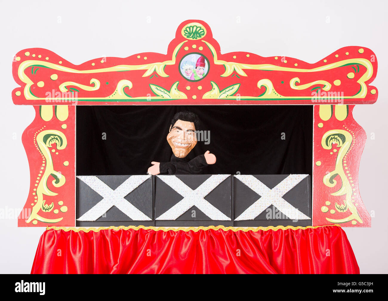 The Simon Cowell as the judge puppet, which will star in a modernised ...