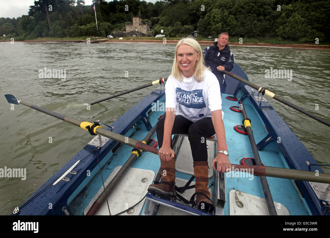 Television presenter Anneka Rice launches the Talisker Whisky Atlantic ...