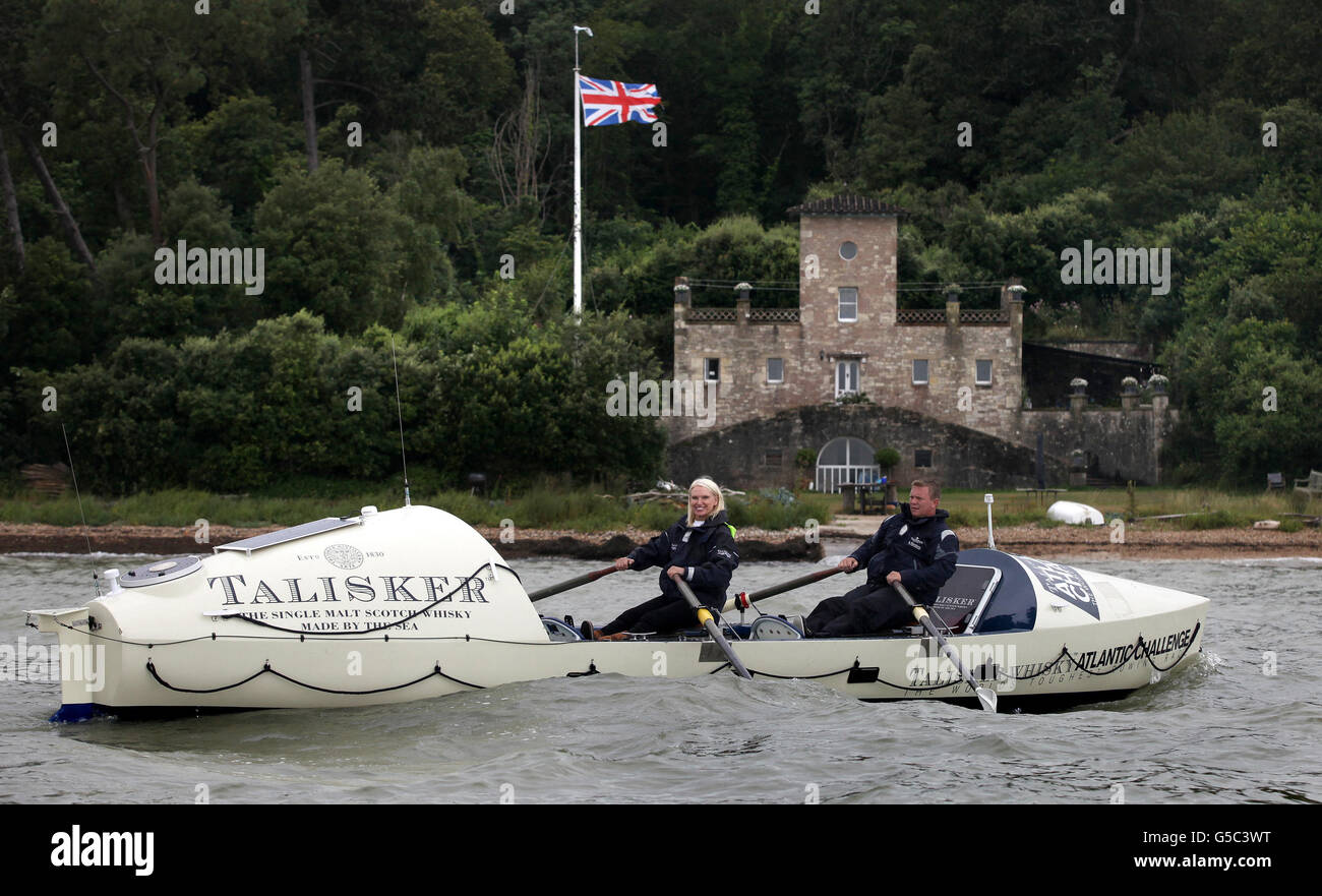 Television presenter Anneka Rice launches the Talisker Whisky Atlantic ...