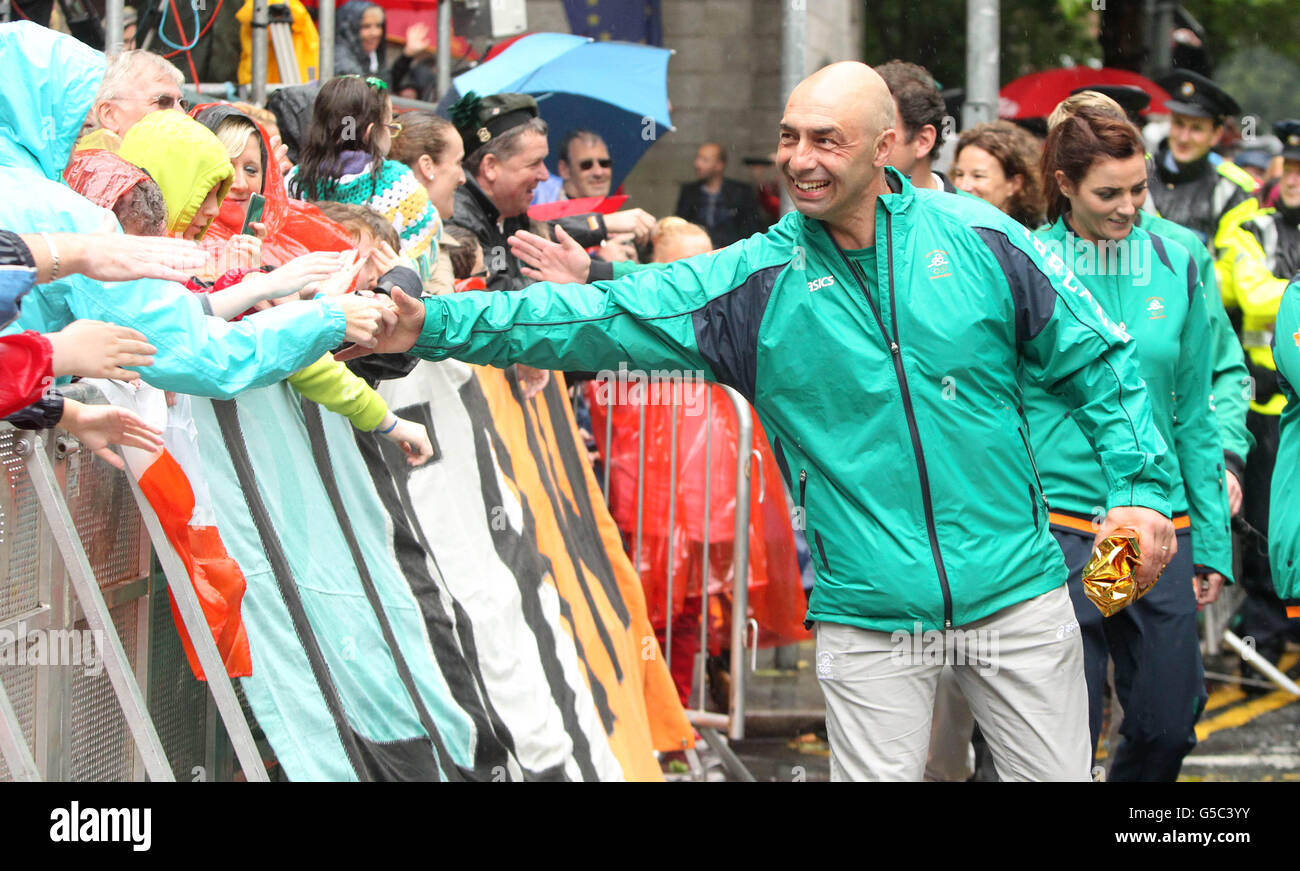 Irish Olympians homecoming Stock Photo - Alamy